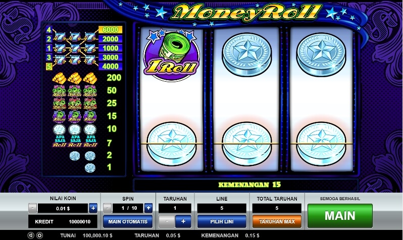 Money Roll เกมสล็อต สุดคลาสสิค เกมม้วนเงิน เกมBonusเงินสด