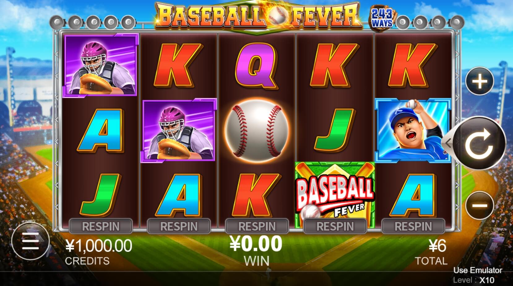 Baseball Fever เกมสล็อต กีฬา เบสบอล เกมค่าย CQ9 จ่ายจริง