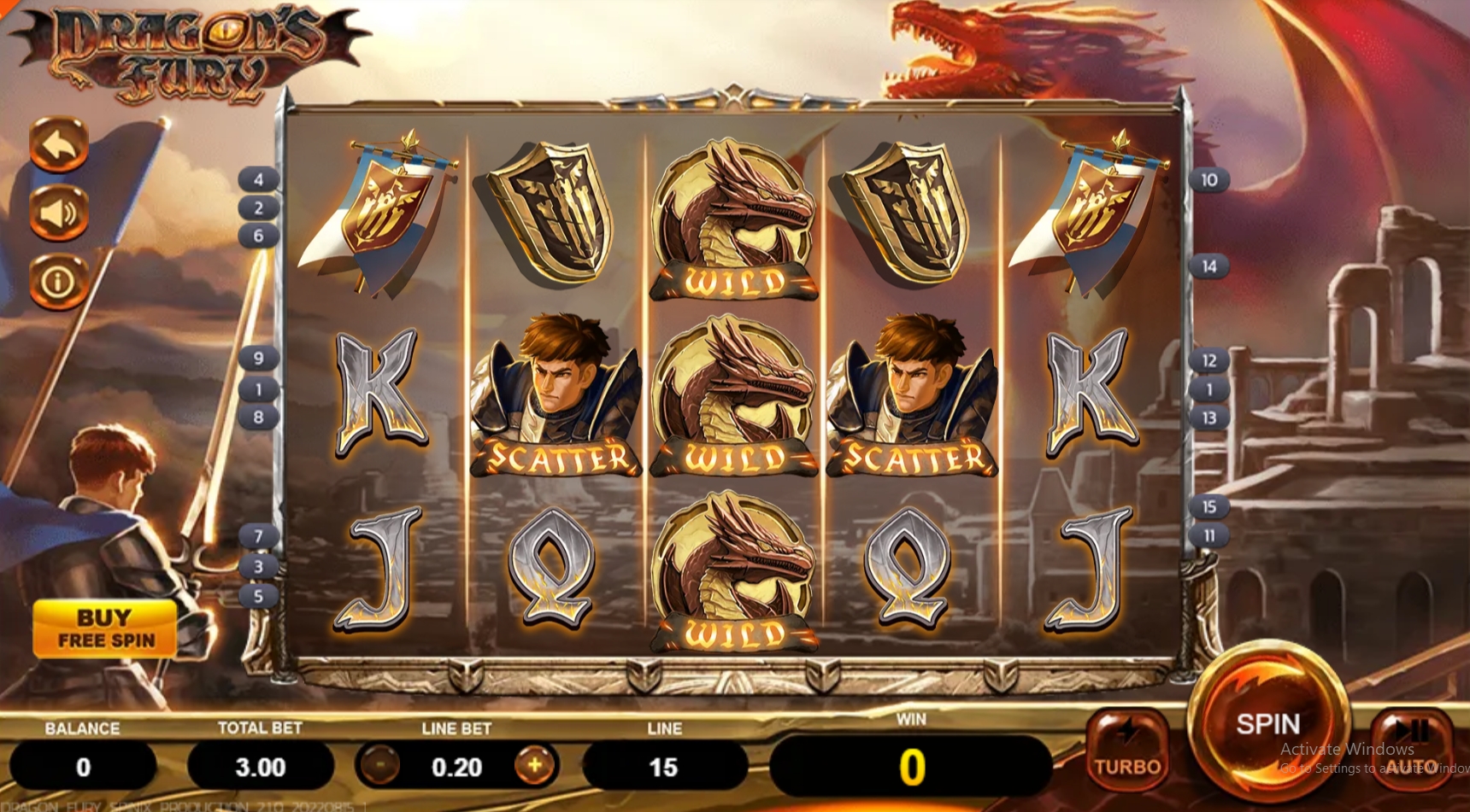 Dragon's Fury ดราก้อน ฟูรี่ สมัครสมาชิก Spinix ฟรีเครดิต