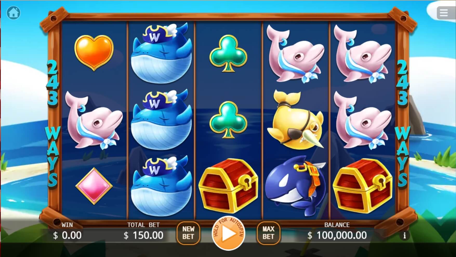 Whale Wild สมบัติทะเล หมุนเกมไปกับ สมบัติ อันล้ำค่า เล่นง่าย