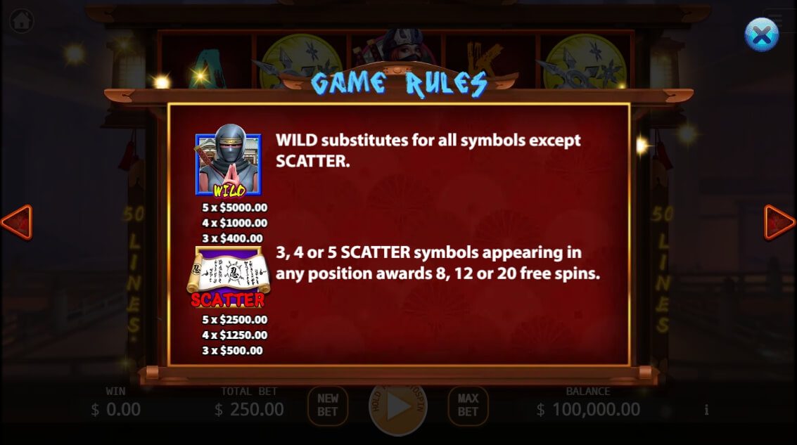 Ninja สล็อตเกมใหม่ เล่นเกม มาแรง สุดยอดเกม ง่าย เกมKA