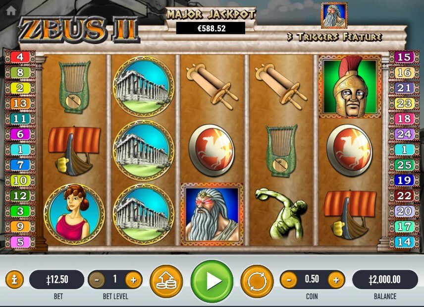 ZEUS 2 ตำนานแห่งเทพ เล่นเกมสล็อต สนุกไปกับ เกมซุส 2