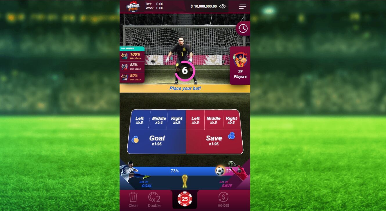 Football Strike เดิมพันเกมสล็อต เล่เกมฟรี ฟุตบอลสไตรค์ รวยไว