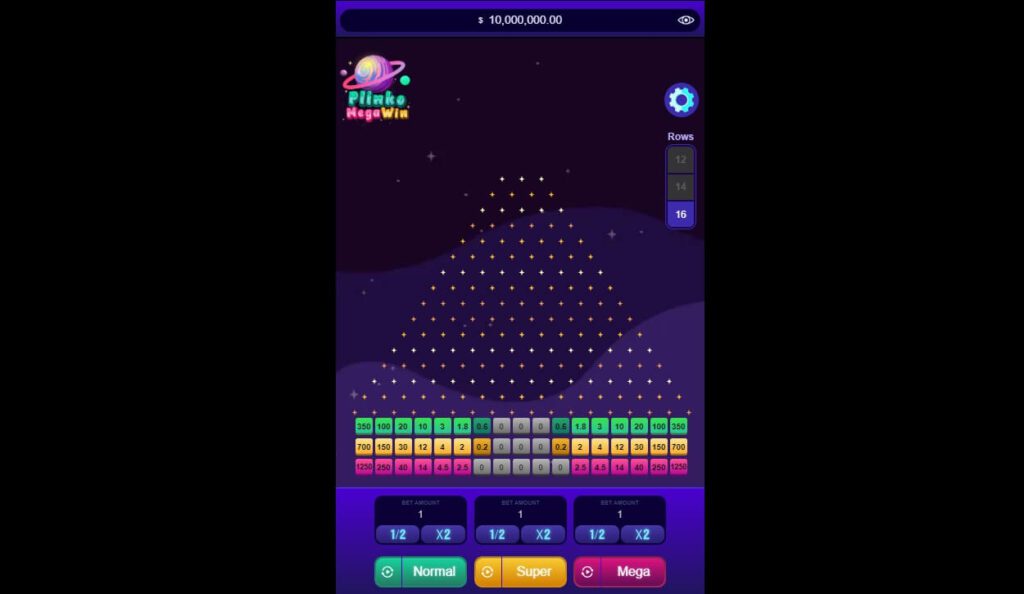 Plinko Mega Win ปลิงโก ลุ้นเงิน รวยง่าย จ่ายจุก ไม่ต้องแชร์ เครดิตฟรี