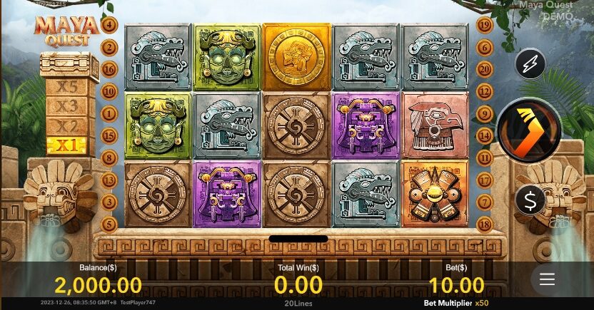 Maya Quest เดิมพันเกมสล็อต มายาเควส ตำนาน สมบัติ ทองคำ