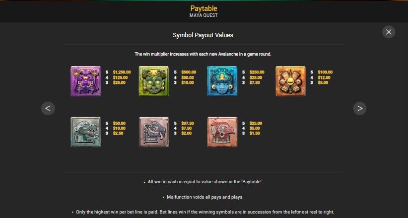 Maya Quest เดิมพันเกมสล็อต มายาเควส ตำนาน สมบัติ ทองคำ