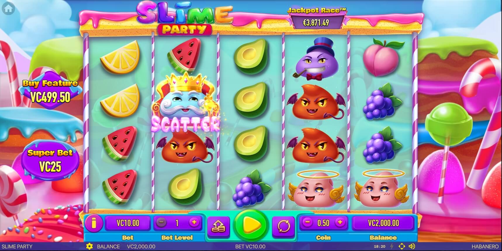 SLIME PARTY เดิมพันเกมฟรี แจกเครดิต สล็อต ปาร์ตี้สไลม์ ผลไม้