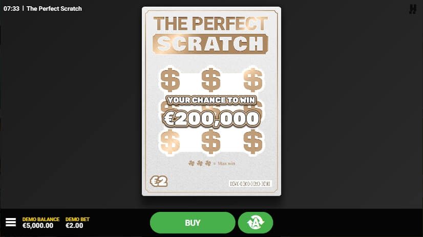 The Perfect Scratch ขีดข่วน เกมสล็อต เล่นเกม Hacksaw Gaming