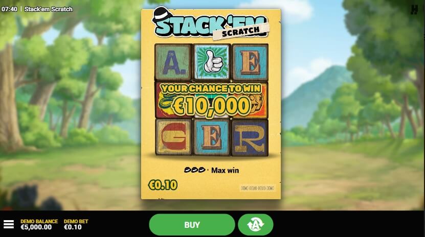 Stack'Em Scratch เดิมพันเกม สแต็คเอ็มเกา Hacksaw Gaming