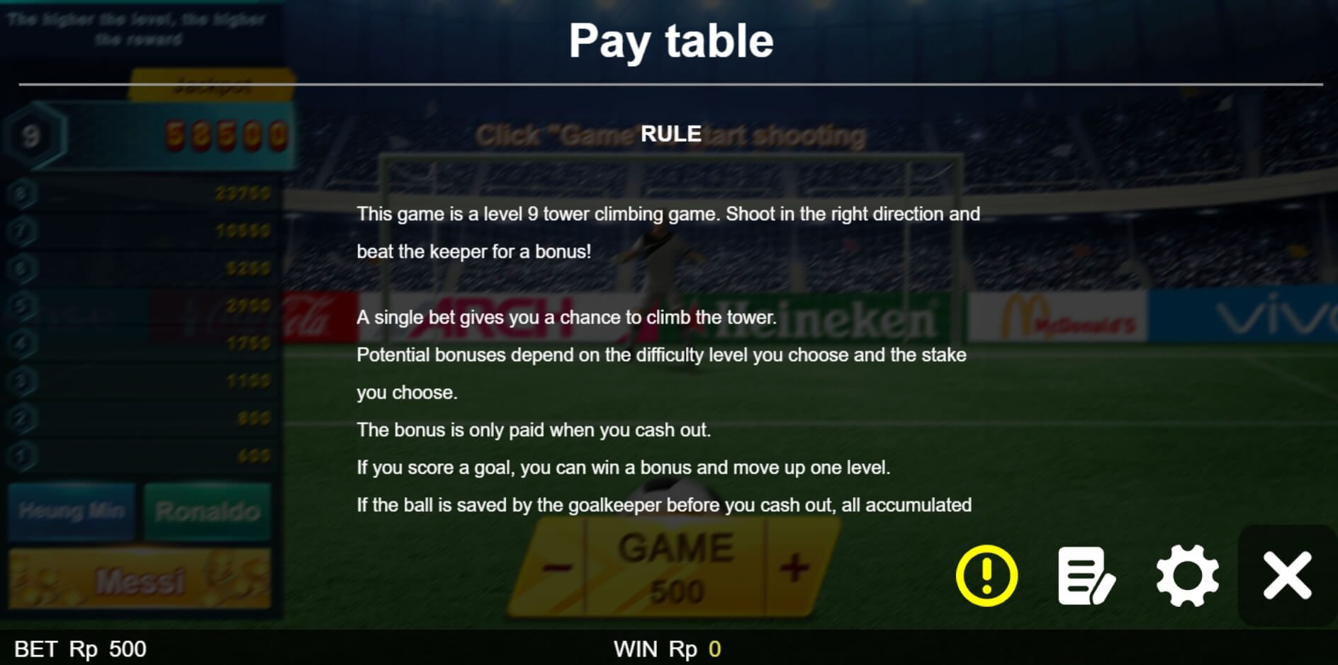 World Cup Champions ฟุตบอล ที่น่าตื่นเต้น รางวัลปังๆ BoleBit