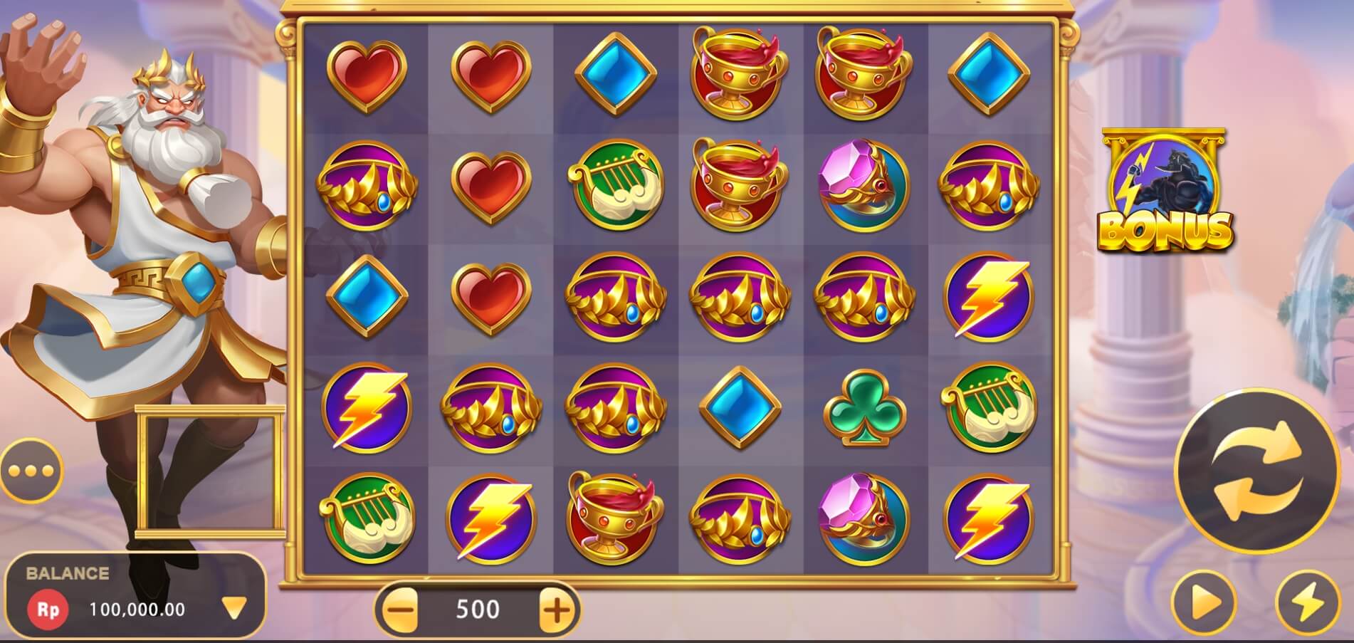 Wrath of Olympus II สล็อตค่าย BoleBit Gaming เครดิตฟรี