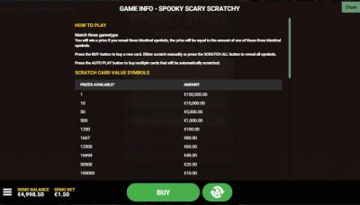 Spooky Scary Scratchy เดิมพันเกมสล็อต เดิมพัน ฟักทอง