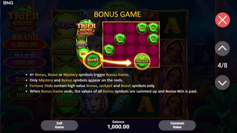 Tiger Gems เดิมพันเกมสล็อต ทดลองเล่เกมฟรี Boongo เล่นAuto